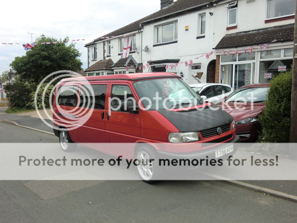 Rosie the Red camper reporting for Team Red | VW T4 Forum - VW T5 Forum